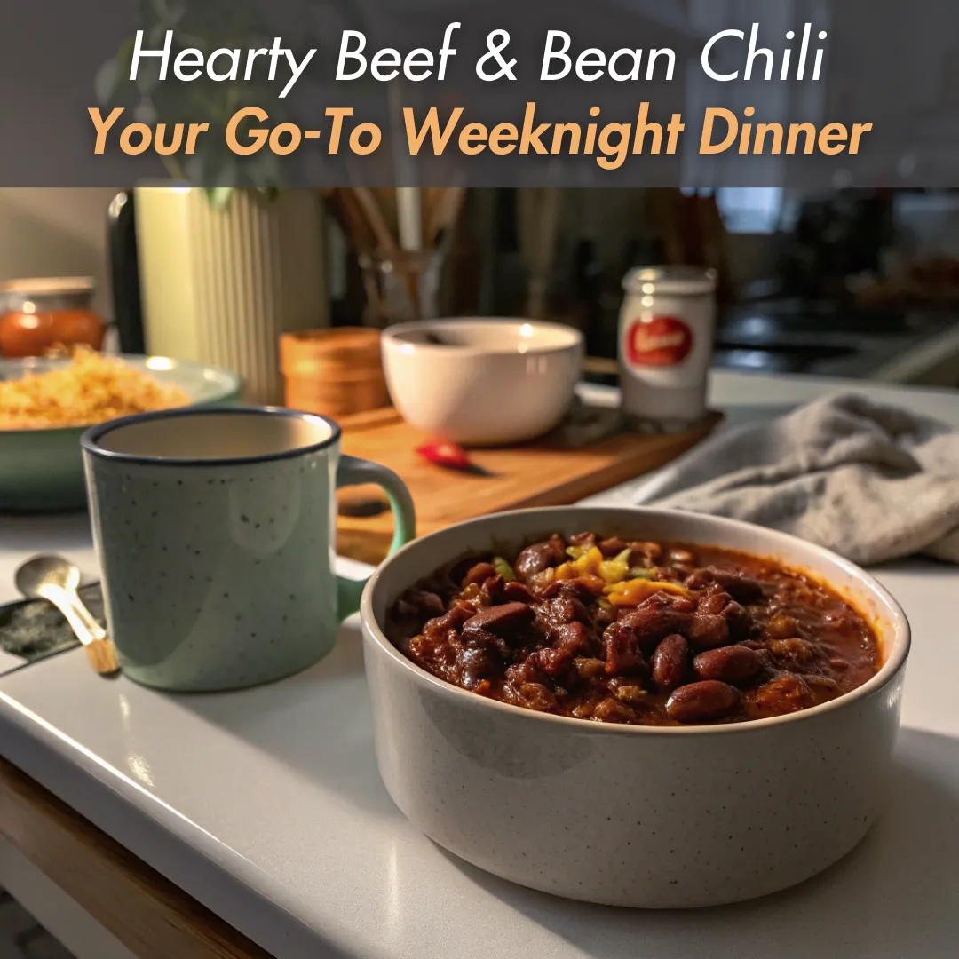 The "No-Fail Weeknight" Chili: The Easiest, Heartiest Beef & Bean Chili ...